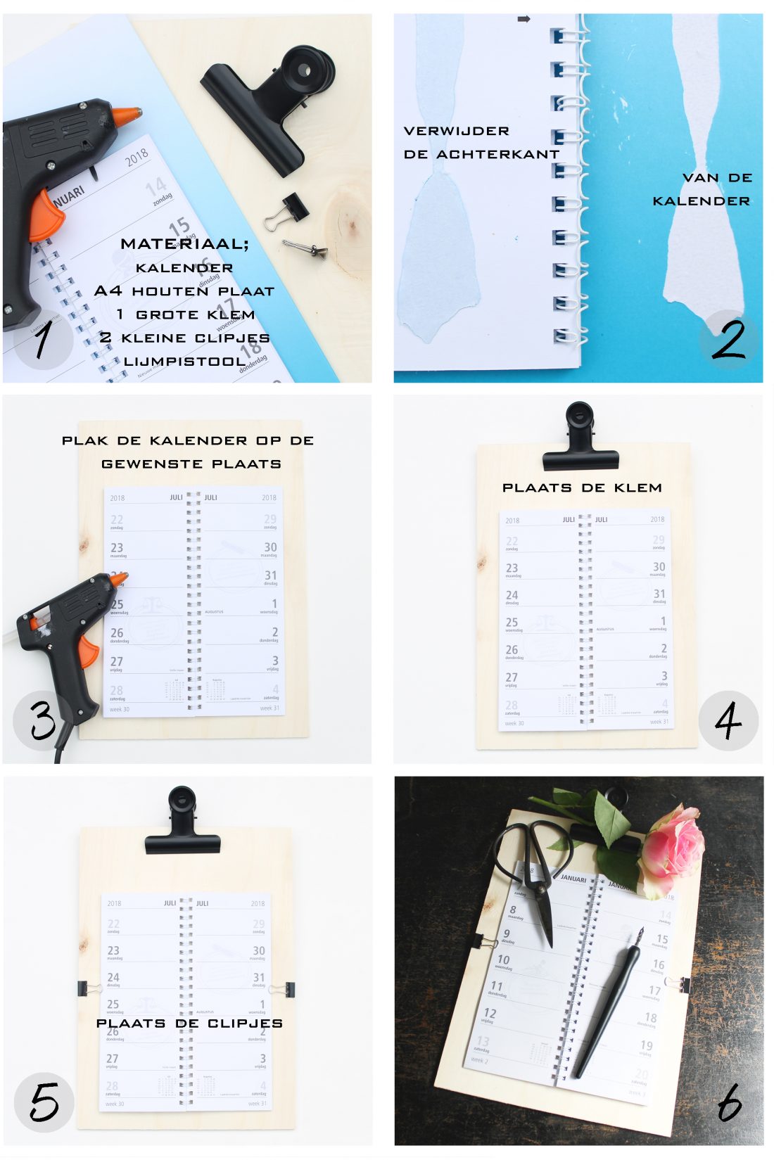 DIY Kalender - LEEFFstijl Interieurstyling
